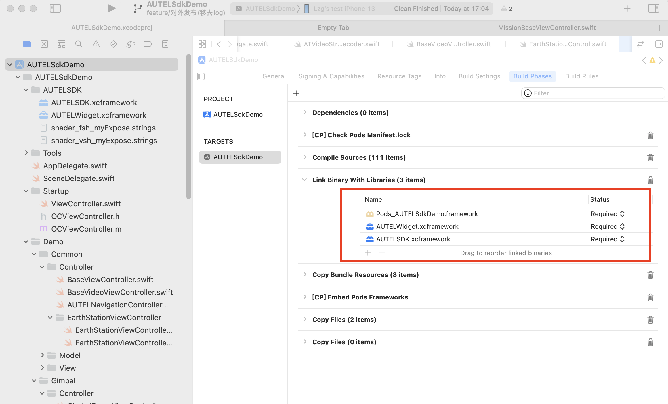 iOS Mobile SDK Development Workflow | Autel Developer Technologies